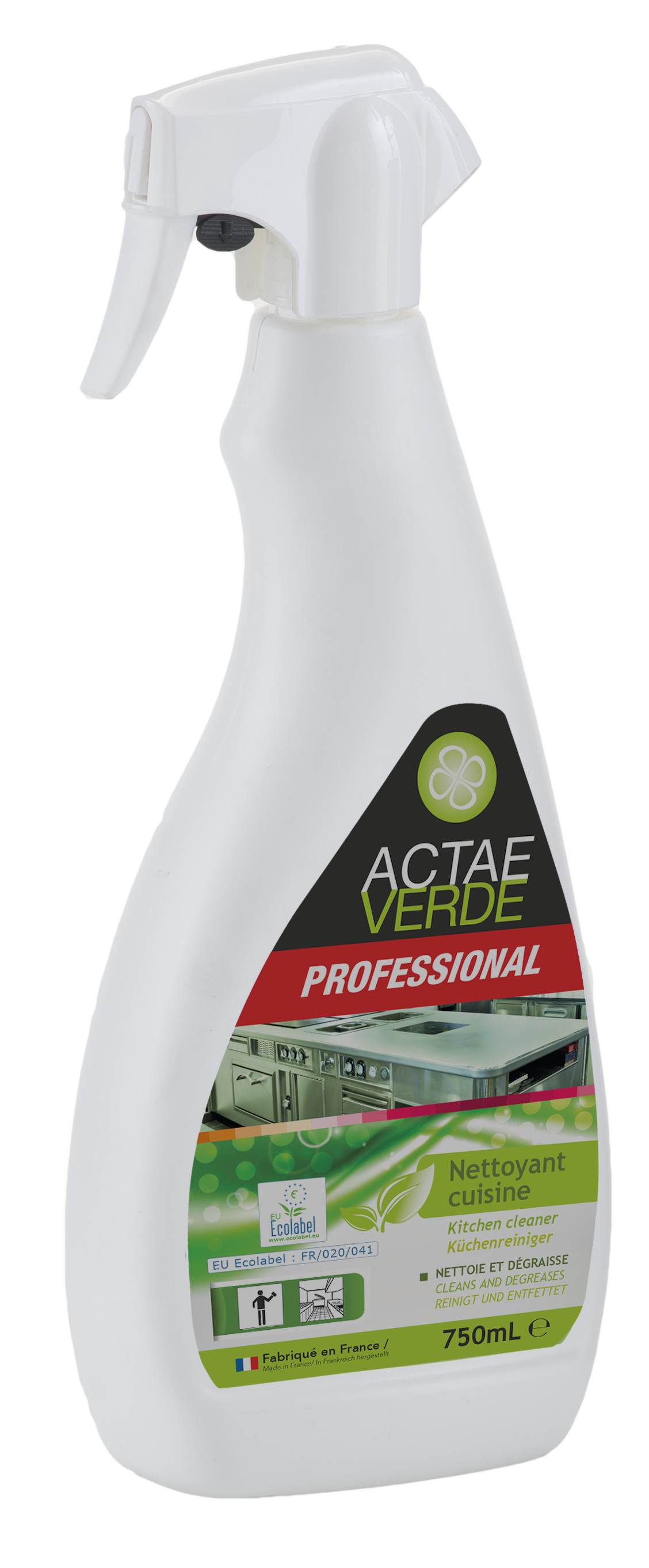 Actae Verde Professional - ökologischer Küchenreiniger, 750 ml Spray ...